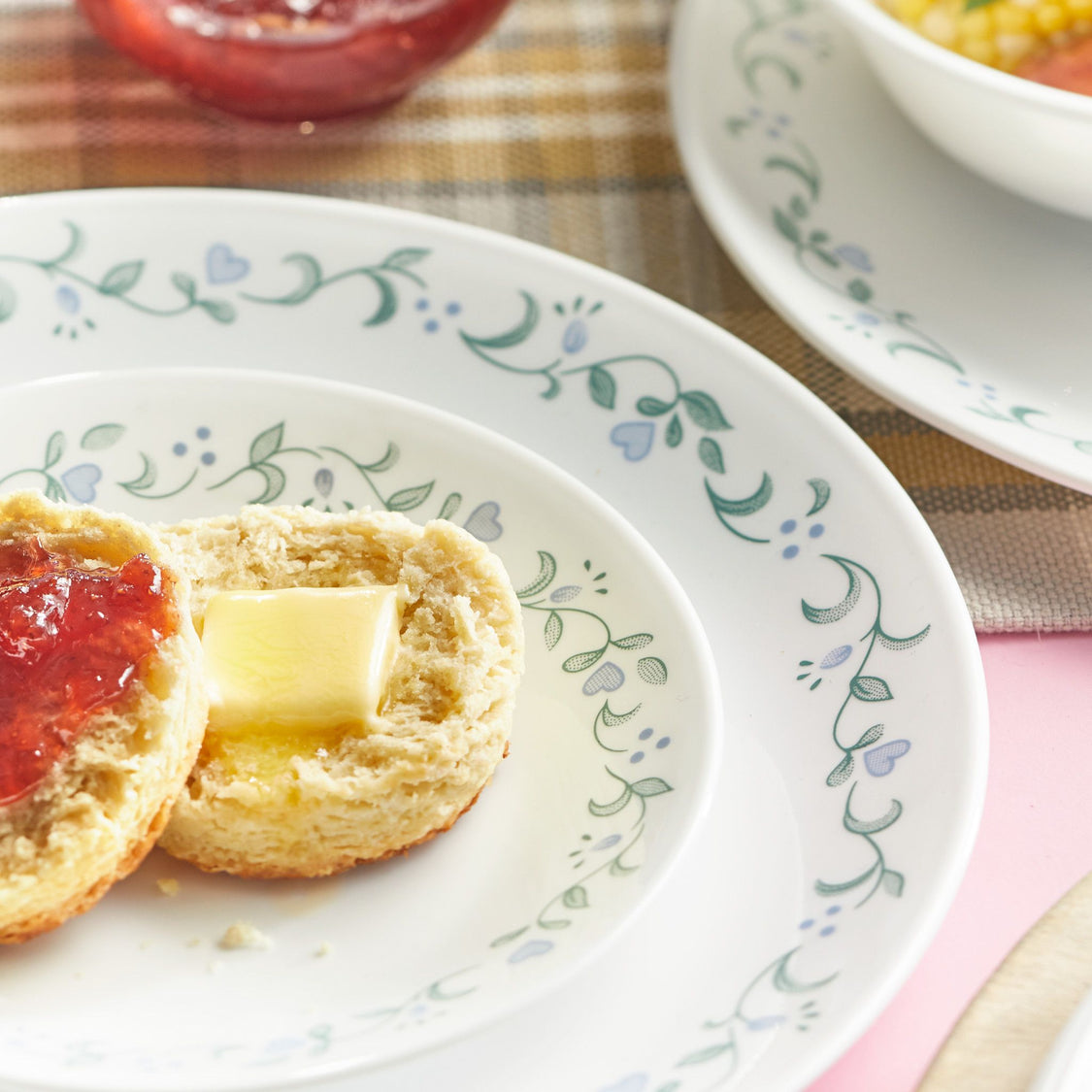 Corelle® Country Cottage 18-piece Dinnerware Set, Service for 6