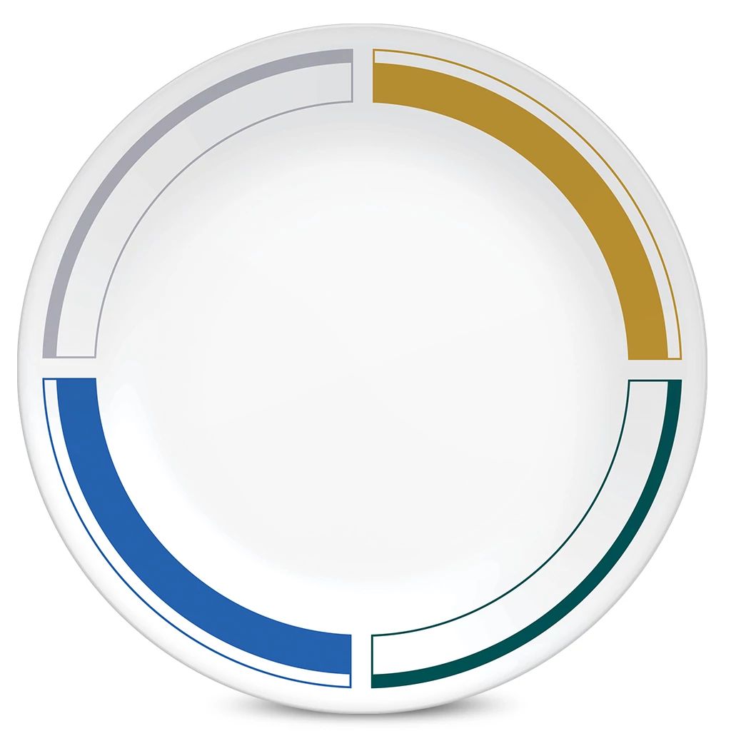 Corelle® Color Block 8.5" Salad Plate