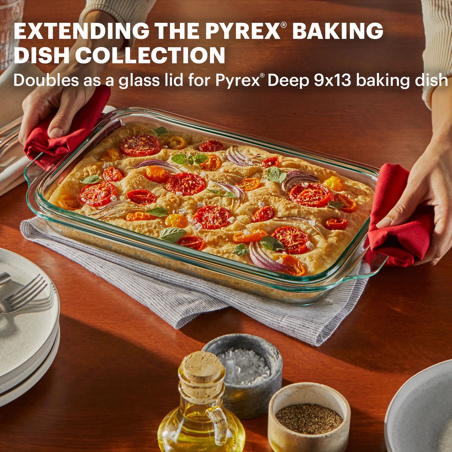 Pyrex® Shallow 9" x 13" Rectangular Glass Baking Dish