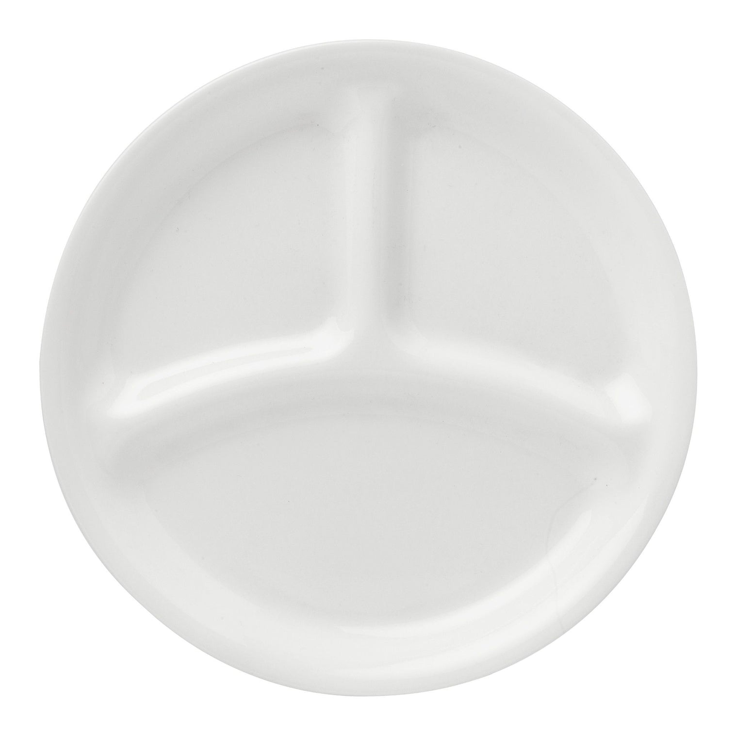 Corelle® Winter Frost White 8.5" Divided Salad Plate